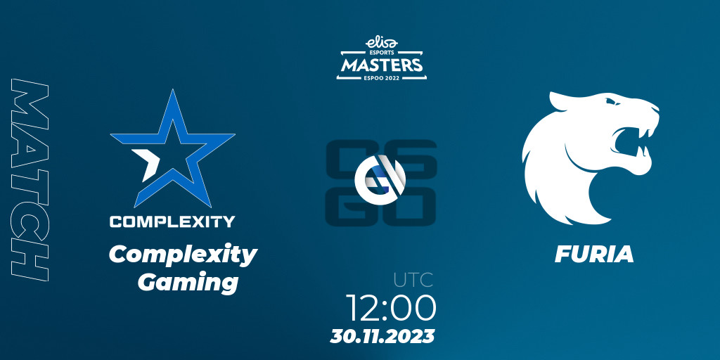 Prognose für das Spiel Complexity Gaming VS FURIA. 30.11.2023 at 13:00. Counter-Strike (CS2 ...