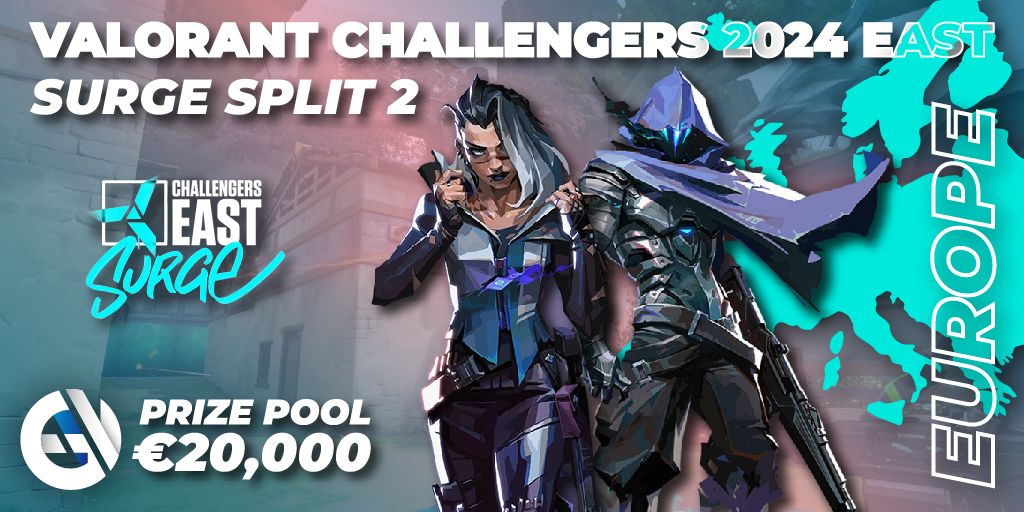 VALORANT Challengers 2024 East: Surge Split 2 🎮 VALORANT tournament 📅 Spielplan auf EGamersWorld ☕