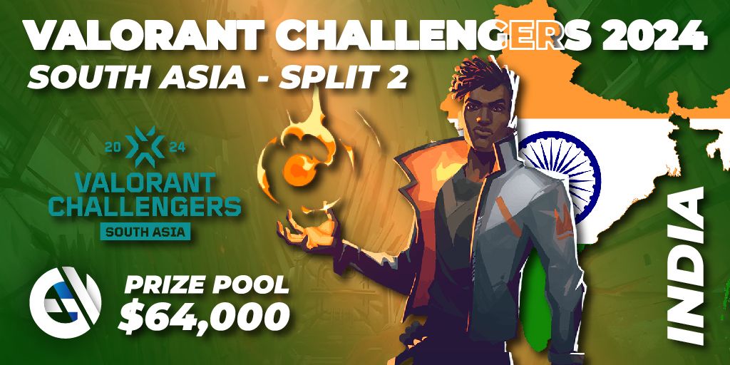 VALORANT Challengers 2024: South Asia - Split 2 🎮 VALORANT tournament 📅 Spielplan auf EGamersWorld ☕