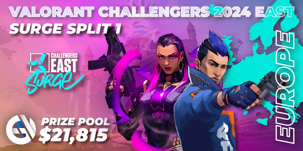 VALORANT Challengers East 2024: Surge - Split 1 - Open Qualifier, VALORANT Turnier: Spielplan ...